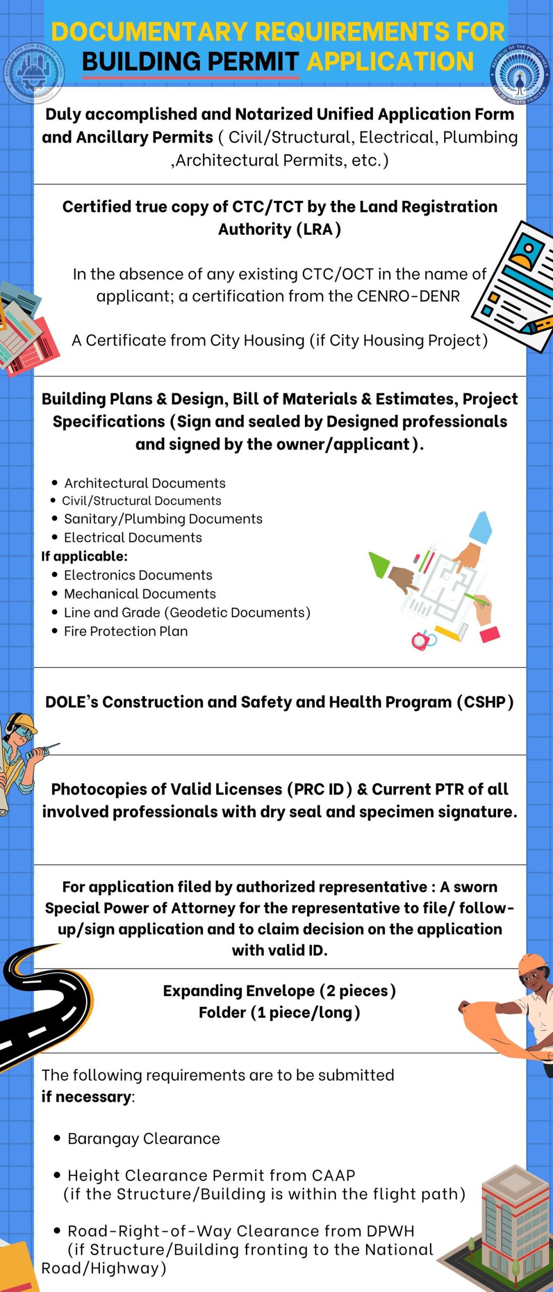 DOCUMENTARY REQUIREMENTS FOR BUILDING PERMIT APPLICATION – OFFICE OF ...